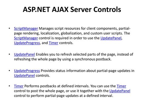 Ppt Aspnet Ajax Powerpoint Presentation Free Download Id2412186