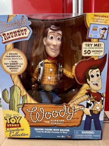 Toy Story Thinkway Toys Signature Collection Sheriff Woody Doll Disney