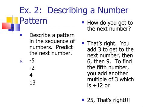 1 1 patterns and inductive reasoning ppt