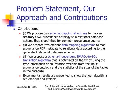 Ppt Storing And Querying Scientific Workflow Provenance Metadata