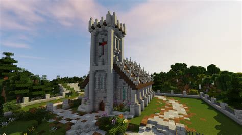 Minecraft Medieval Cathedral