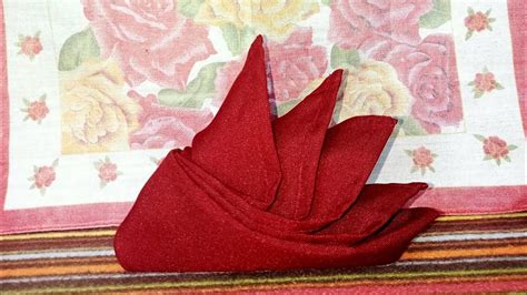 10 Basic Table Napkin Folding Youtube
