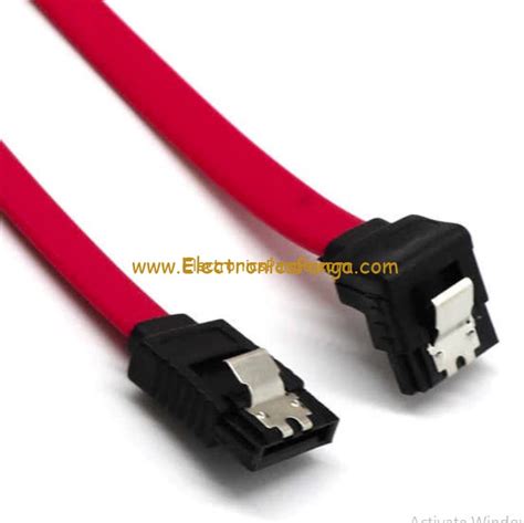 45cm right angle sata serial ata cable data lead locking lock s ra 0 5m