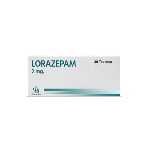 Lorazepam 30 Tabletas Laboratorios Bonin