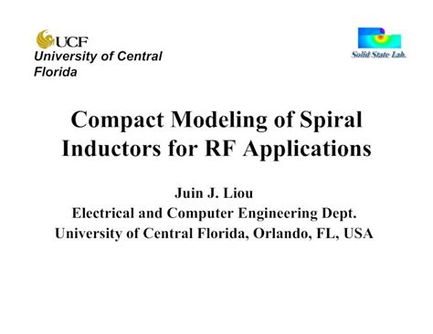 Pdf Compact Modeling Of Spiral Inductors For Rf Applications Dokumen Tips