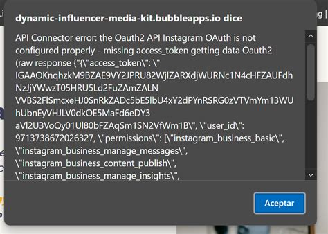 Instagram Oauth Missing Client Id Error Need Help Bubble Forum