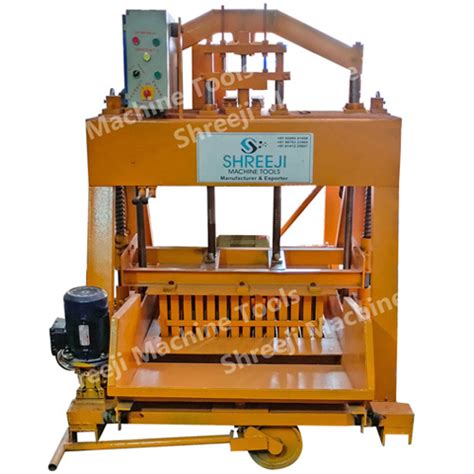 Concrete Block Machine Industrial At Best Price In Morbi Shreeji Machine Tools