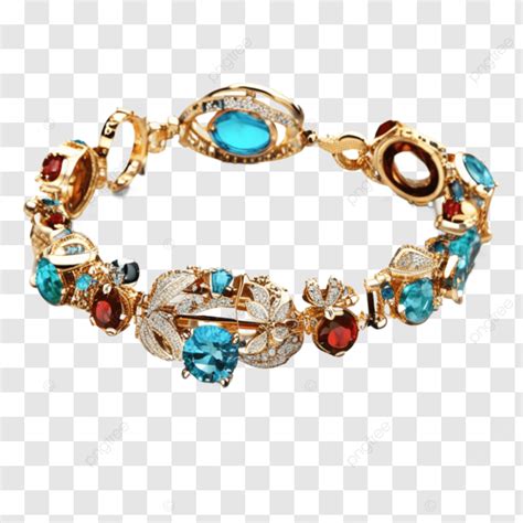 금 팔찌 디자인에 새겨진 화려한 보석 톤의 돌 보석색의 돌 금 팔찌 임베디드 Png 일러스트 및 이미지 에 대한 무료 다운로드 Pngtree