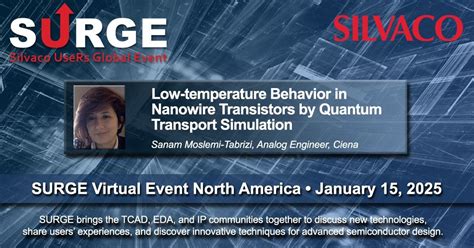 Surge2025 Speakerspotlight Nanowiretransistors Quantumsimulation