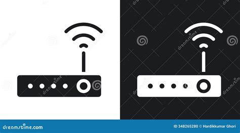Wifi Modem Icon Vector Stock Illustration Illustration Of Modem 348265280