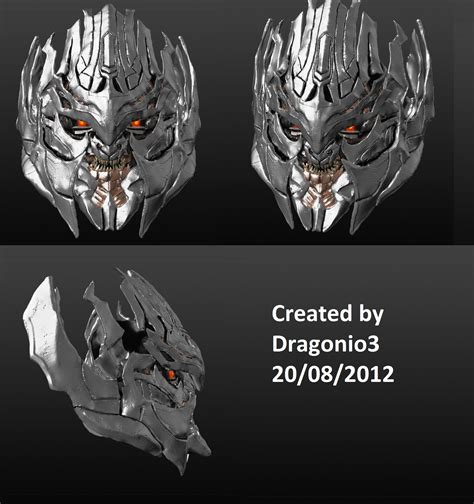 3d Movie Megatron Head By Dragonio3 On Deviantart