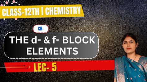 Which Block Has Inner Transition Elements The F Block Guide Transtutor Blog