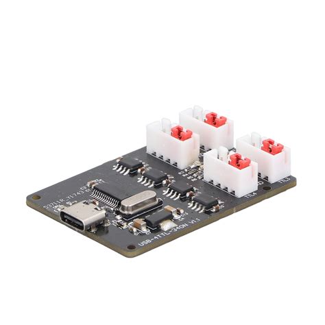 ticfox módulo de puerto serie usb a ttl de 4 vías tipo c placa adaptadora serie usb a ttl con