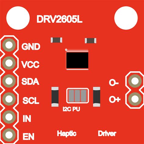 How To Use Sparkfun Haptic Motor Driver Drv2605l Pinouts Specs And Examples Cirkit Designer