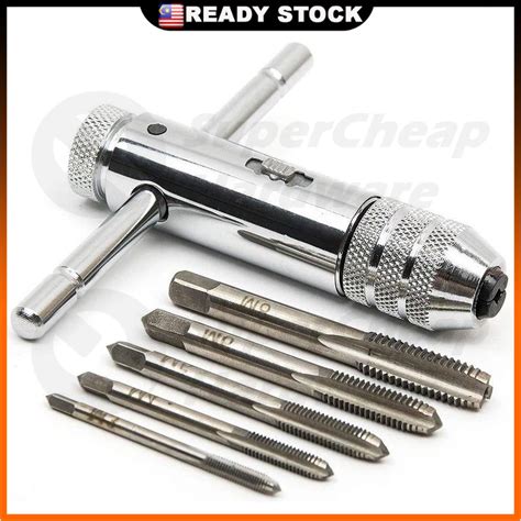 Screw Tap Drill Bit Straight Flute Groove Steel Hss Titanium Hand