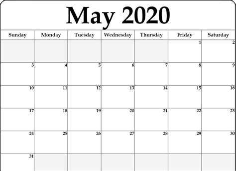 Editable Monthly Calendar Template Plan Your Month With Ease