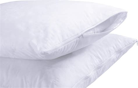 Canadian Linen Pillow Protector Zipper Encasement Queen 20”x30” 2 Pack
