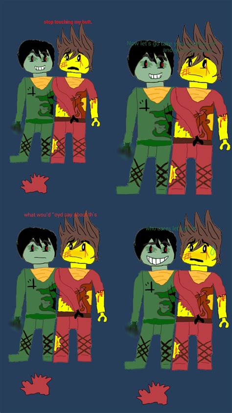 Lego Ninjago Evil Lloyd And Kai Scene By Hsupercaliafilous On Deviantart