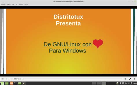 Distritotux De Gnu Linux Con Amor Para Windows
