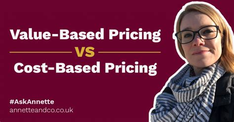difference between value based pricing vs cost based pricing