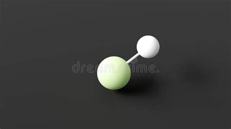 Hydrofluoric Acid Molecular Structure Solution Hydrogen Fluoride Ball