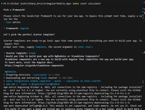 Create Mobile App With Angular Ionic