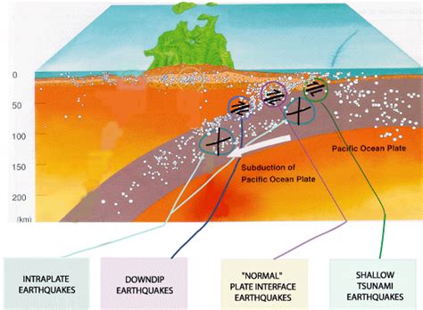 1 Cartoon Showing The Location Of The Different Types Of Subduction Download Scientific Diagram