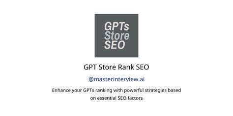 Gpt Store Rank Seo Gpts Features And Functions Examples And Prompts