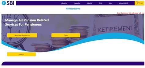 Sbi Pension Seva Portal ઓનલાઈન પેન્શનર નોંધણી અને લોગિન Pm Viroja