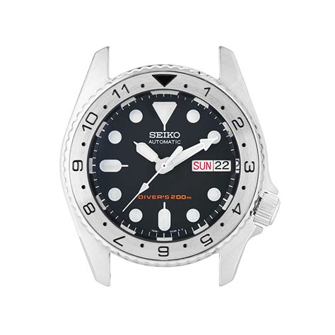 Skx013 Steel Bezel Insert Dual Time Style Black Namokimods