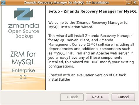 Simplifying Backups With Zmanda Recovery Manager Linux Journal