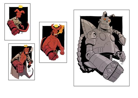 Helllboy X4 Prints Craig Rousseau