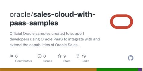 Github Oracle Sales Cloud With Paas Samples Official Oracle Samples