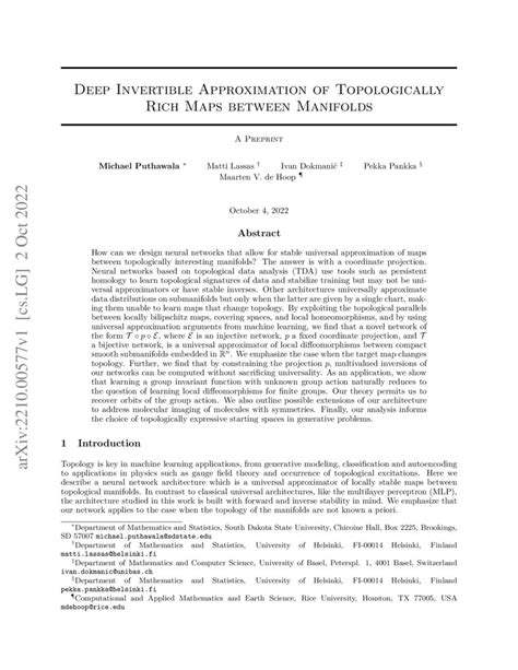 Deep Invertible Approximation Of Topologically Rich Maps Between Manifolds Deepai