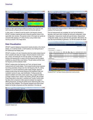 Jitter And Eye Diagram Analysis Solution Tektronix Pdf Graphics Software Computer Software