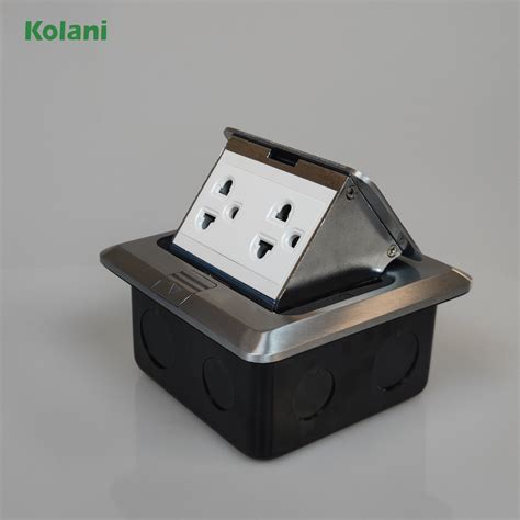 Superior Quality Silver Color Thai Six Hole Ground Socket Wall Socket