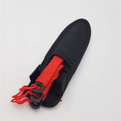 Set 3 Cutite Ninja De Aruncat La Tinta Paracord Rosu Dalimag Husa Protectie Emag Ro