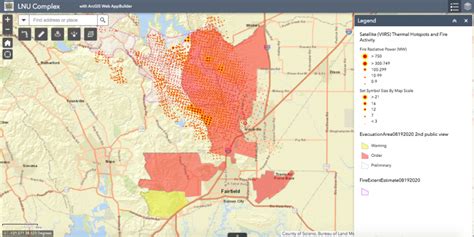 Vacaville Fire Evacuation Map Update As Over 15000 Forced To Flee Homes