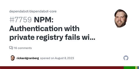 Npm Authentication With Private Registry Fails With Errinvalidauth