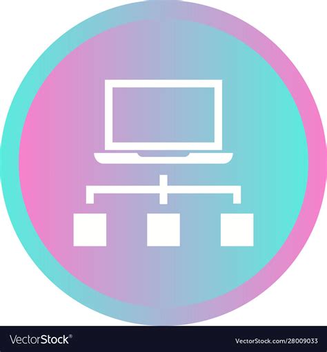 Beautiful Database Glyph Icon Royalty Free Vector Image