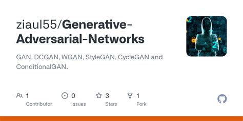 GitHub Ziaul Generative Adversarial Networks GAN DCGAN WGAN StyleGAN CycleGAN And