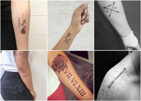 ᐈ Tatuajes De Números Romanos Camaleon Tattoo