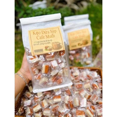 Keo DỪa SÁp CÀ PhÊ MuỐi 500g Lhyfood Shopee Việt Nam