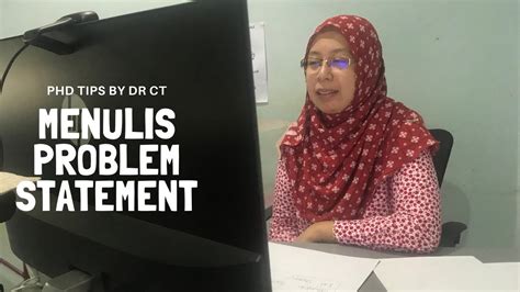 Phd Tips Menulis Problem Statement Youtube