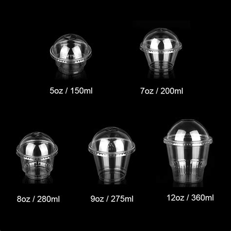 5oz 처분할 수 있는 생물 분해성 Pla 플라스틱 아이스크림 컵 150ml 명확한 디저트 컵 Buy 5oz Pla 플라스틱 컵일회용 아이스크림 컵플라스틱 디저트 컵