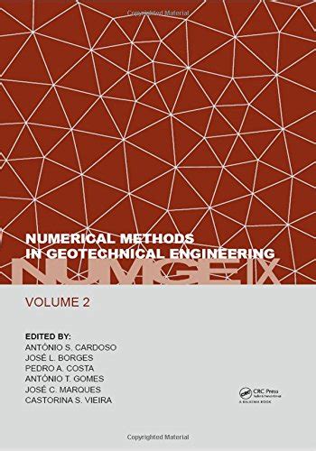 Numerical Methods In Geotechnical Engineering Ix Volume 2 Proceedings Of The 9th