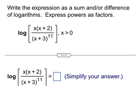 Solved Write The Expression As A Sum And Or Differenceof Chegg