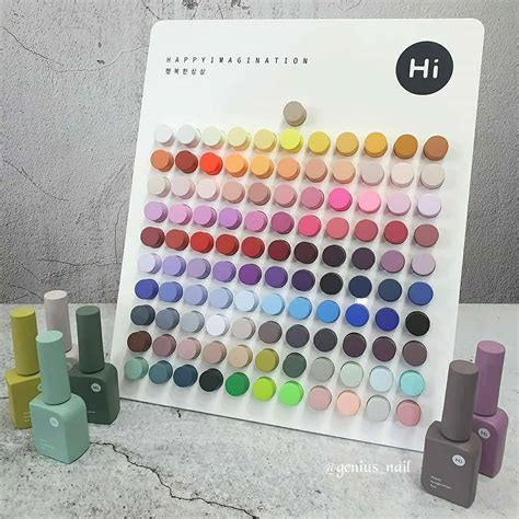 엔코뷰티 🟠🟢 하ㆍ이ㆍ젤ㆍ차ㆍ트 🟡🟣 하이젤 풀세트111color를 한눈에 볼 수있는 차트🎨