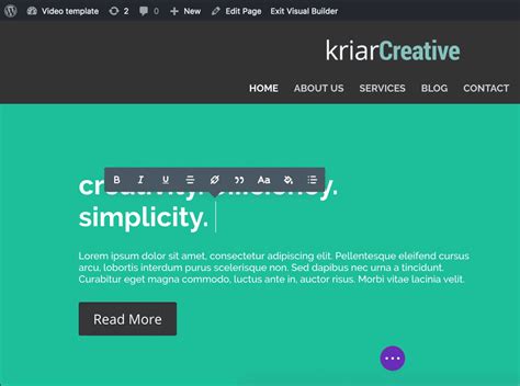 How To Edit Your Website Using The Divi Visual Builder Shortie Designs