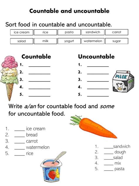 English Grammar Exercises Nouns Worksheet English Grammar Exercises